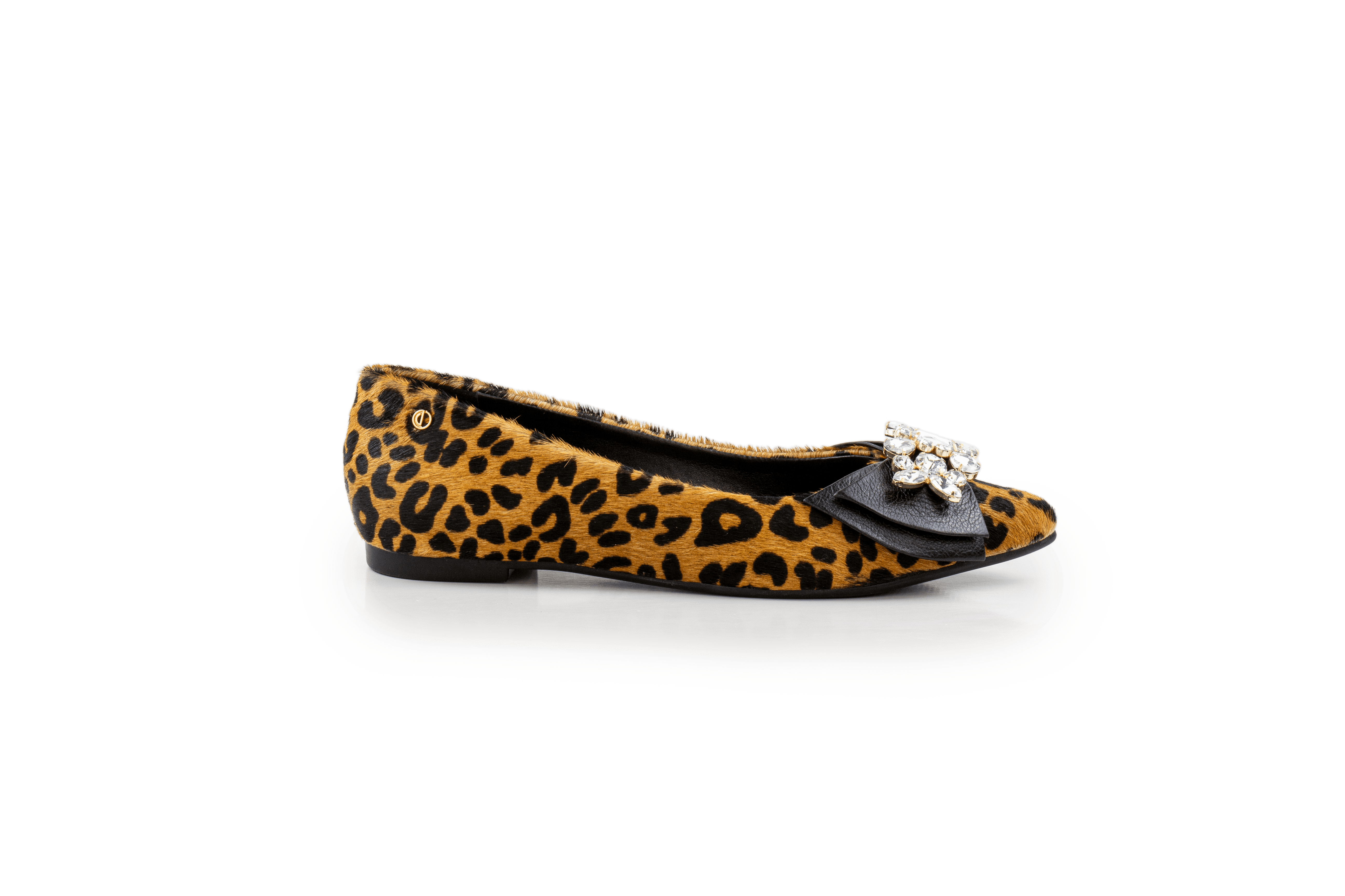Ballerina Animal Prints Strass Flat - Capodarte